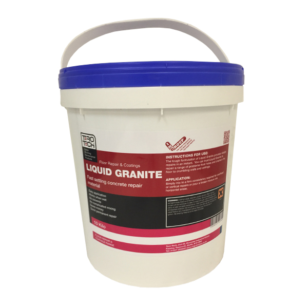 Liquid Granite Fast setting concrete repair materiel
